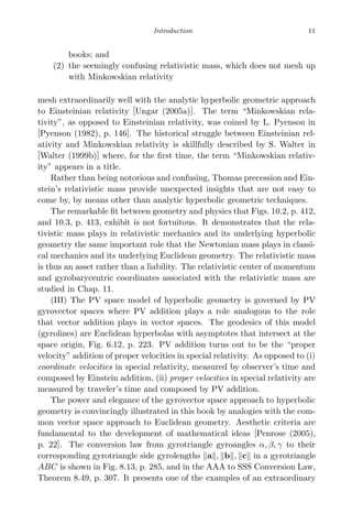 Analytic Hyperbolic Geometry And Albert Einsteins Special Theory Of ...