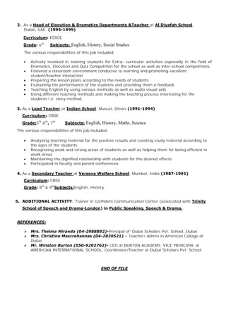 SANGEETA RESUME | PDF