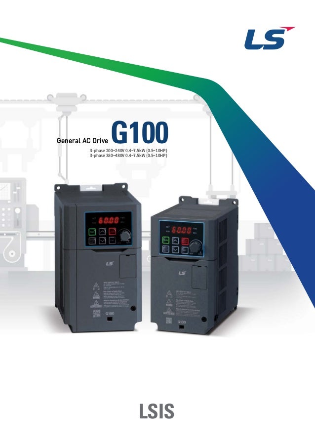 Biến tần LS G100 Series Manual | PDF