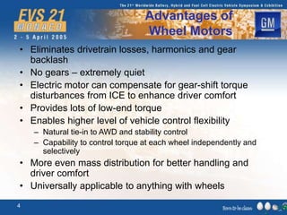Wheel Hub Motor for Automotive Applications | PPT