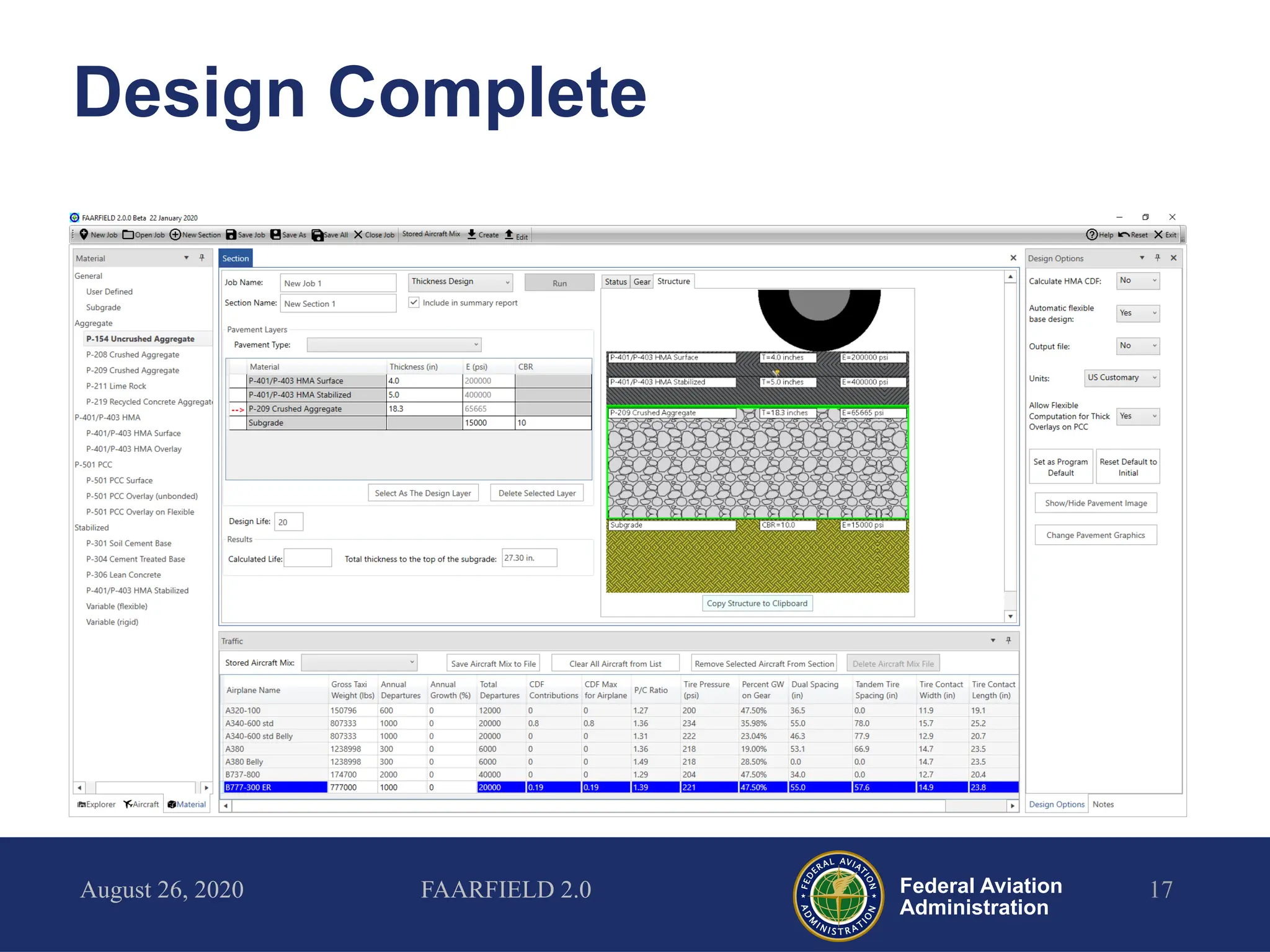 Faarfield 2. Airport pavement design software | PDF