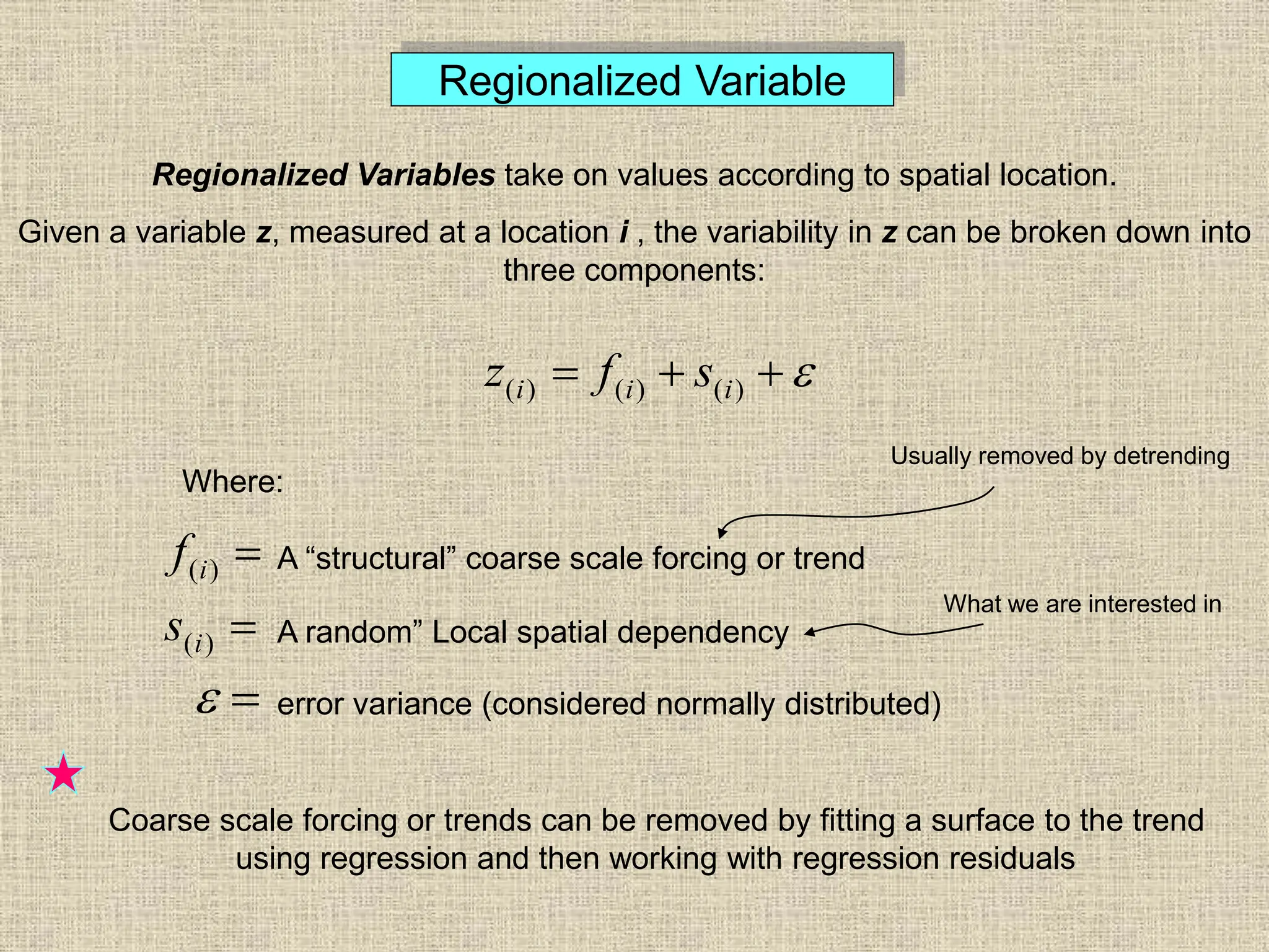 geostatistics_for introduction and analysis | PPT