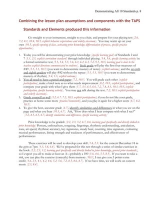 GC-Demonstrating all 10 TAPS | PDF