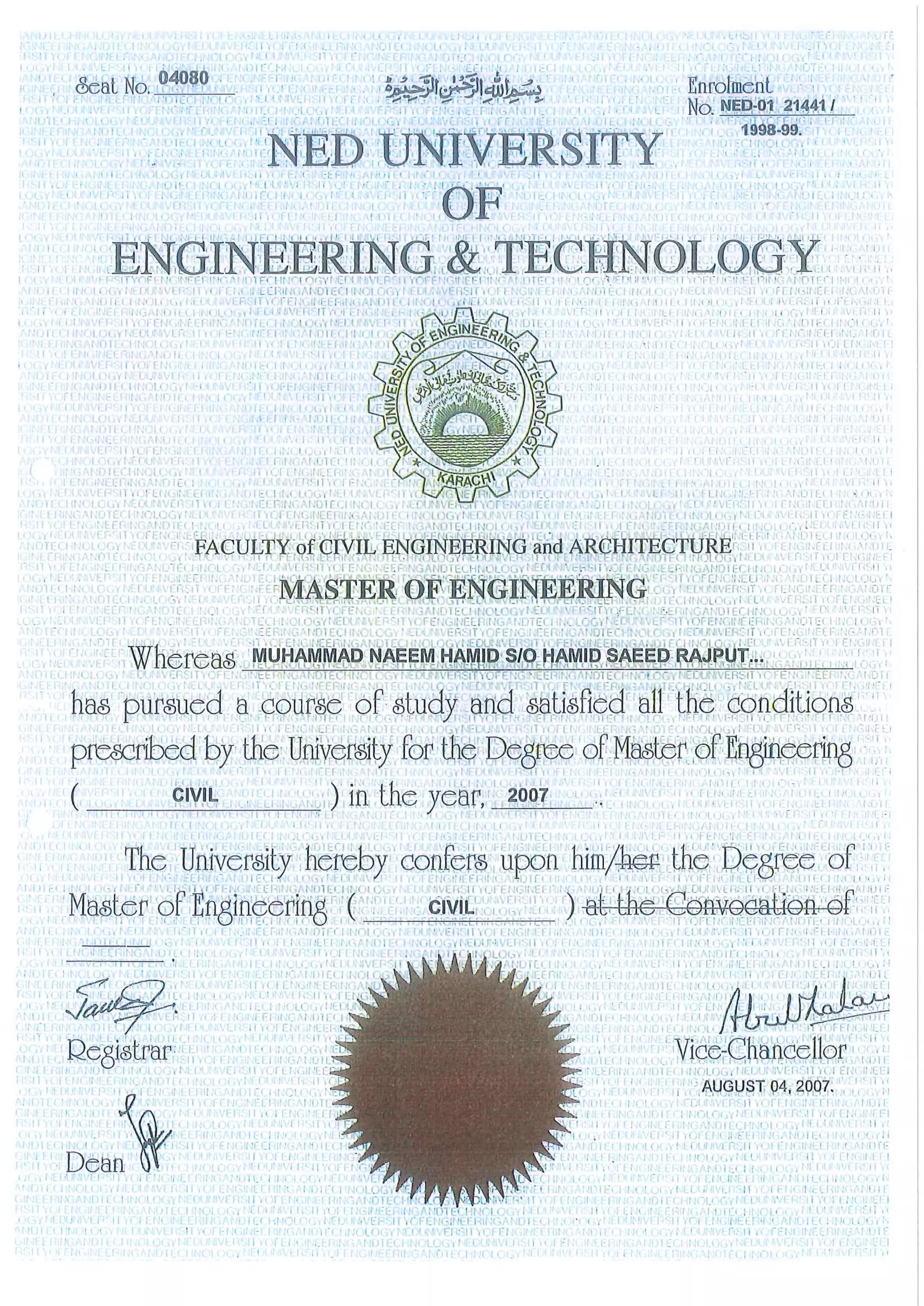 Attested Master's degree | PDF