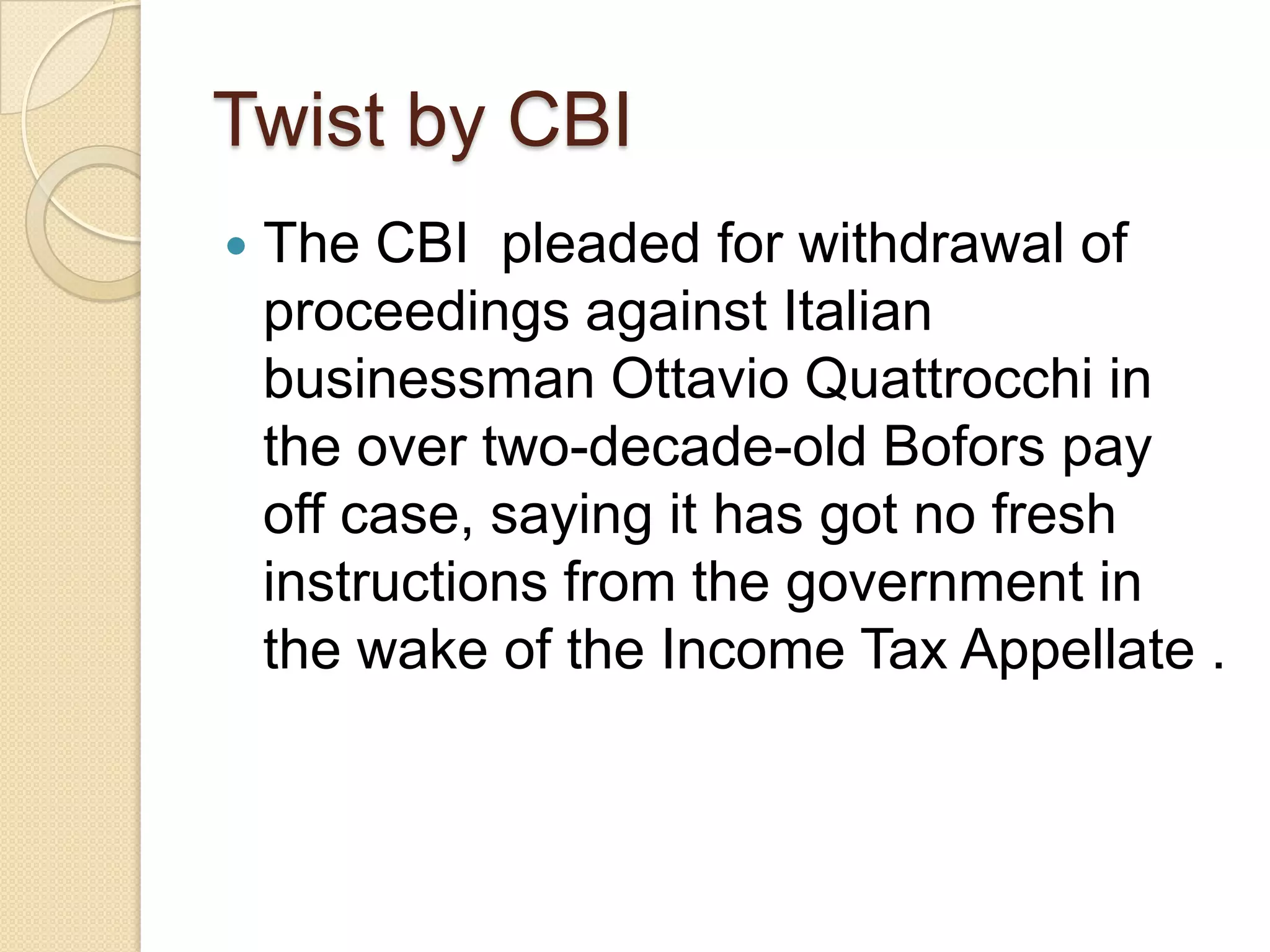 50859610 bofors-scam-ppt | PPTX