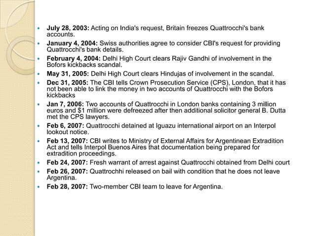 50859610 bofors-scam-ppt | PPT