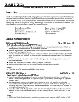 Charles Coscia RES 2017 | PDF
