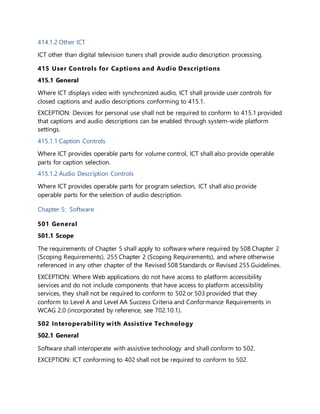 Section 508 (ICT Refresh) Chapters 4-6 | PDF