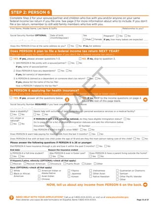 CMS Draft - Application for Individual Health Insurance | PDF