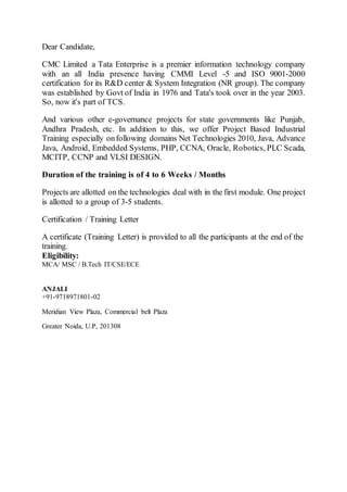 Dear Candidate | DOCX