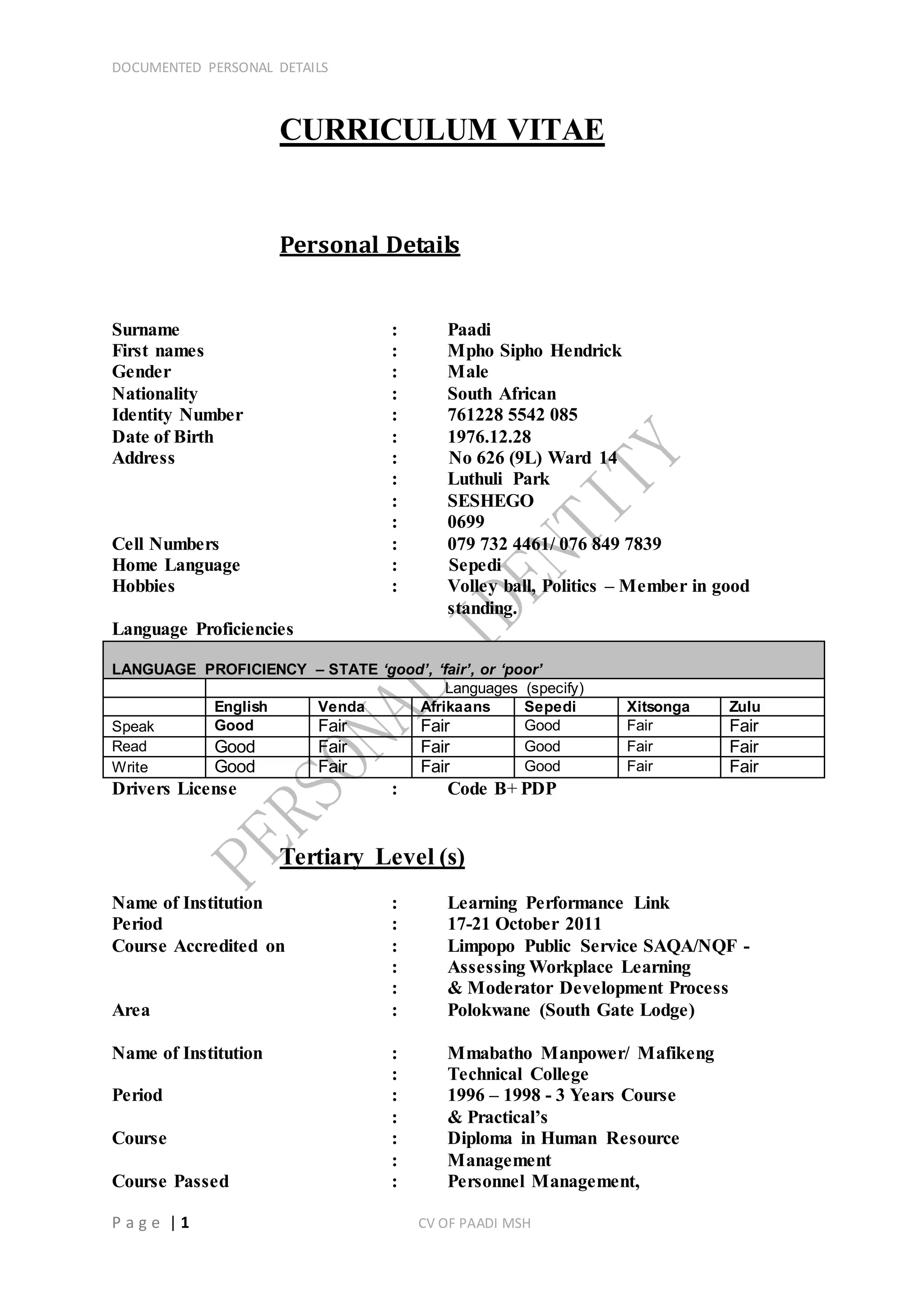 CURRICULUM__V._OF_MINE AssMOD_UPDATED | DOCX