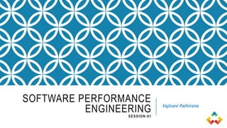 Software Performance Engineering-01 | PPT