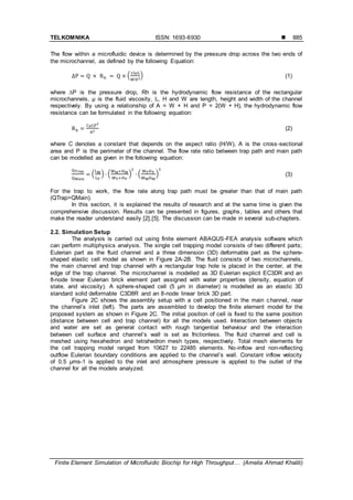 Finite Element Simulation of Microfluidic Biochip for High Throughput ...