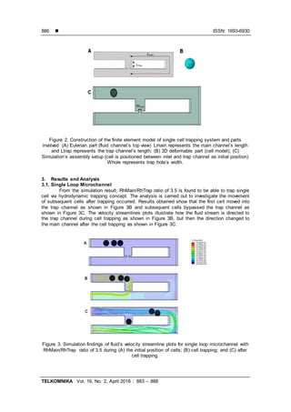 Finite Element Simulation of Microfluidic Biochip for High Throughput Hydrodynamic Single Cell ...