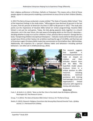 Scripture Union Report Final 12-5-14 | PDF