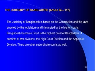 Organs of the State_of the Bangladesh pptx | PPTX