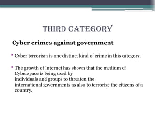 Cyber crime perspective, definition types, various forms of cyber crime ...