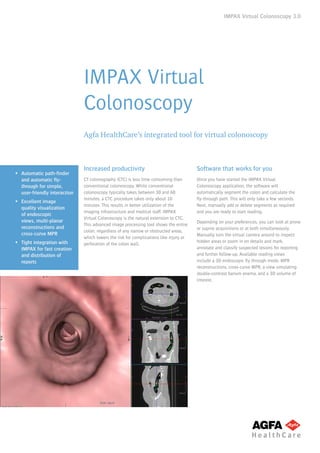 IMPAX_Virtual_Colonoscopy_(GB_-_datasheet) | PDF
