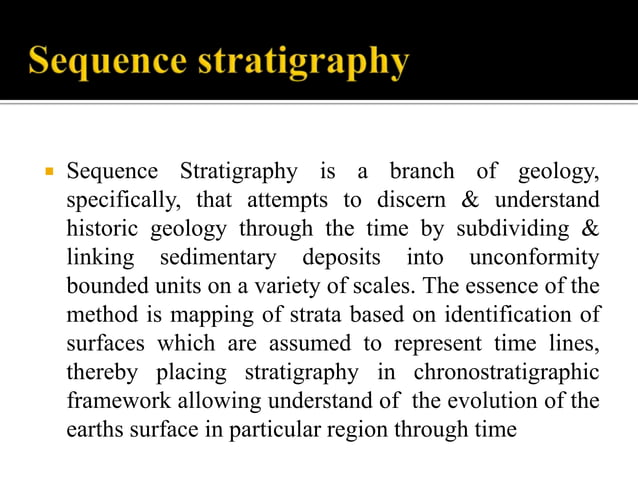 Sequence stratigraphic schemes Sedimentary cycles, Rhythms and ...