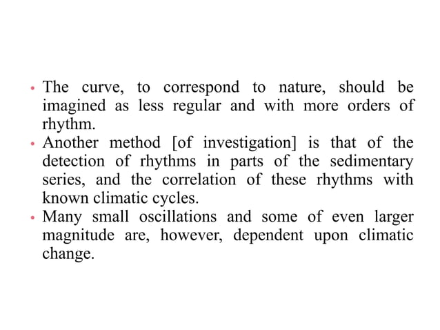 Sequence stratigraphic schemes Sedimentary cycles, Rhythms and ...