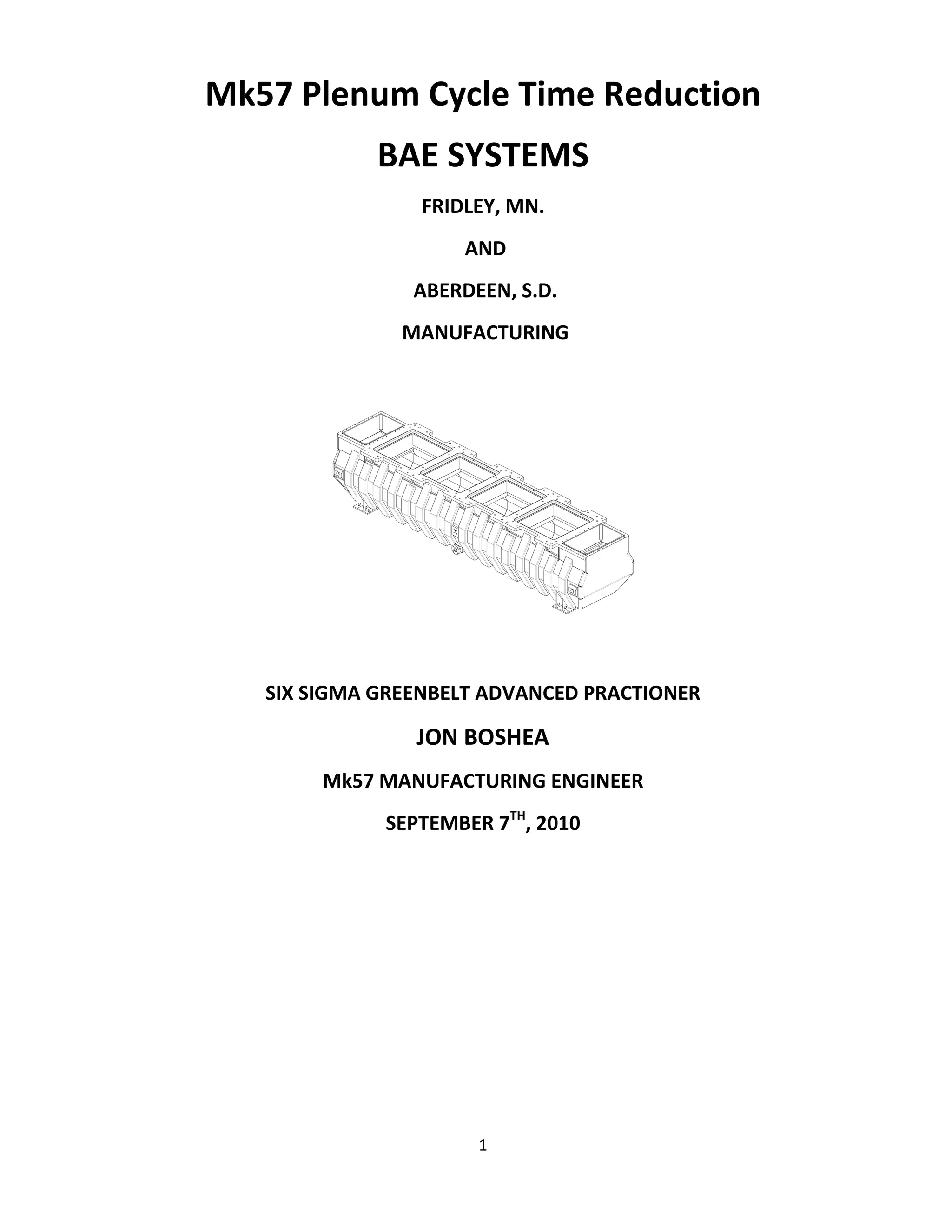 Mk57 Plenum Cycle Time Reduction_rev2 | PDF