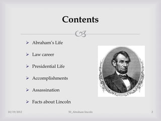 Abraham lincon | PPT