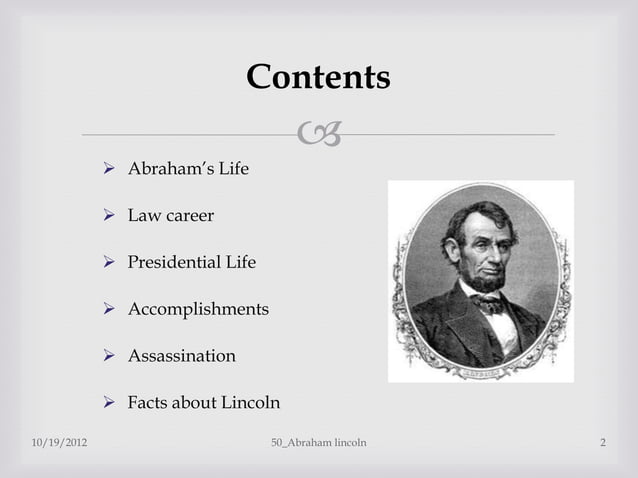 Abraham lincon | PPT
