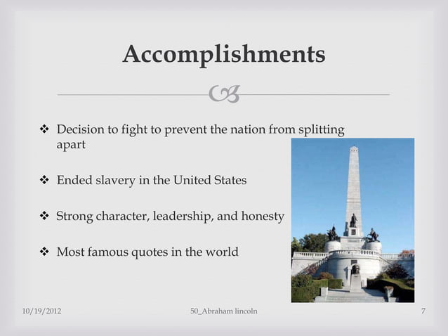 Abraham lincon | PPT