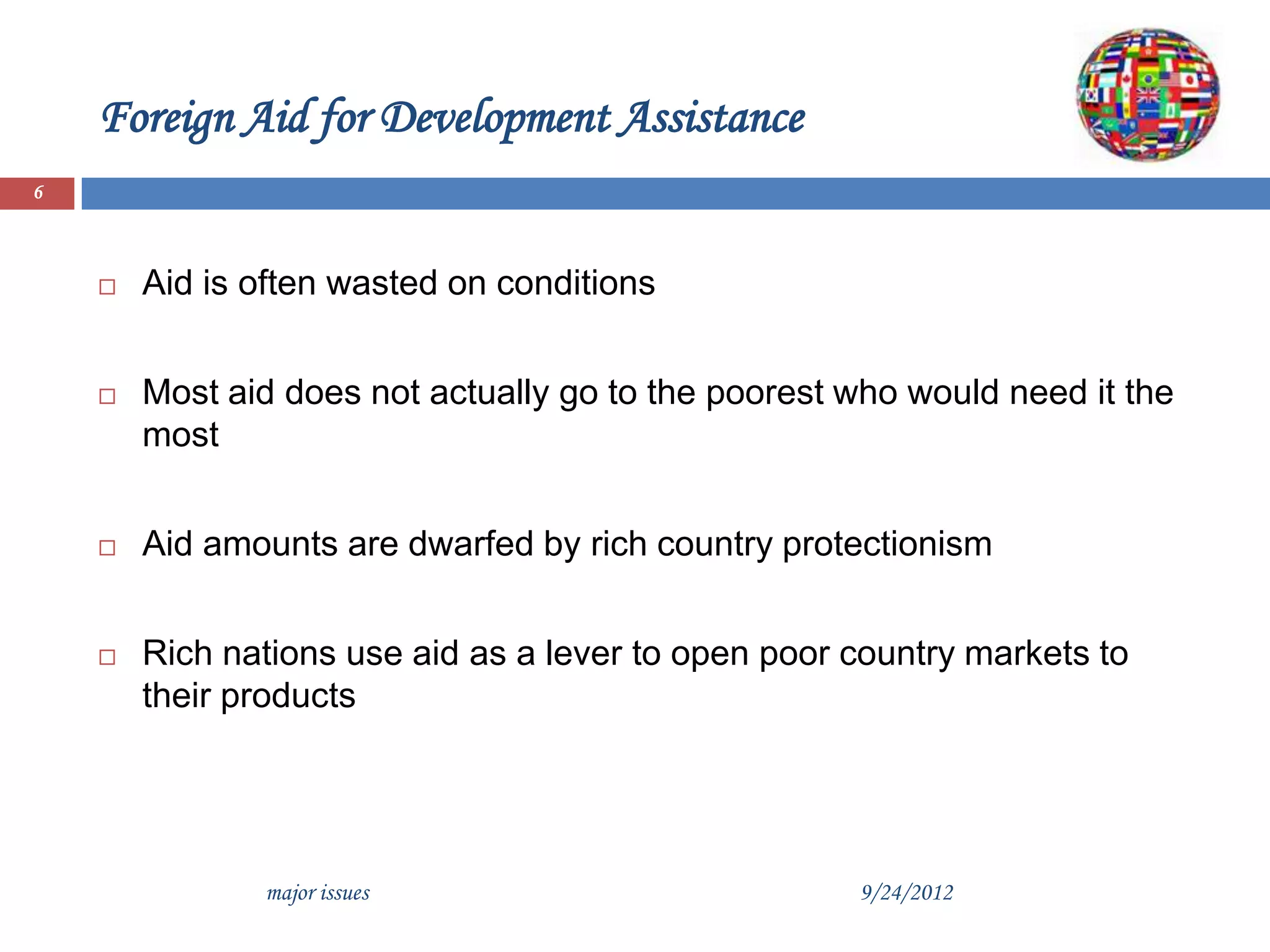 major issues of world politics | PPTX