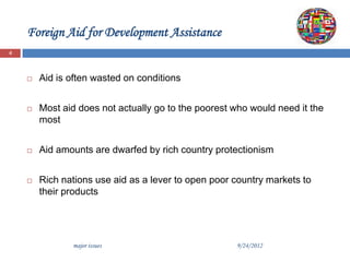 major issues of world politics | PPTX