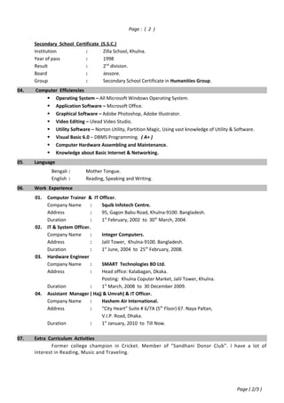 zaman CV__With Reference | DOC