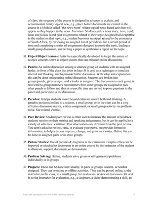 50 alternatives to lecture | PDF