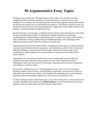 50 Argumentative Essay Topics.pdf