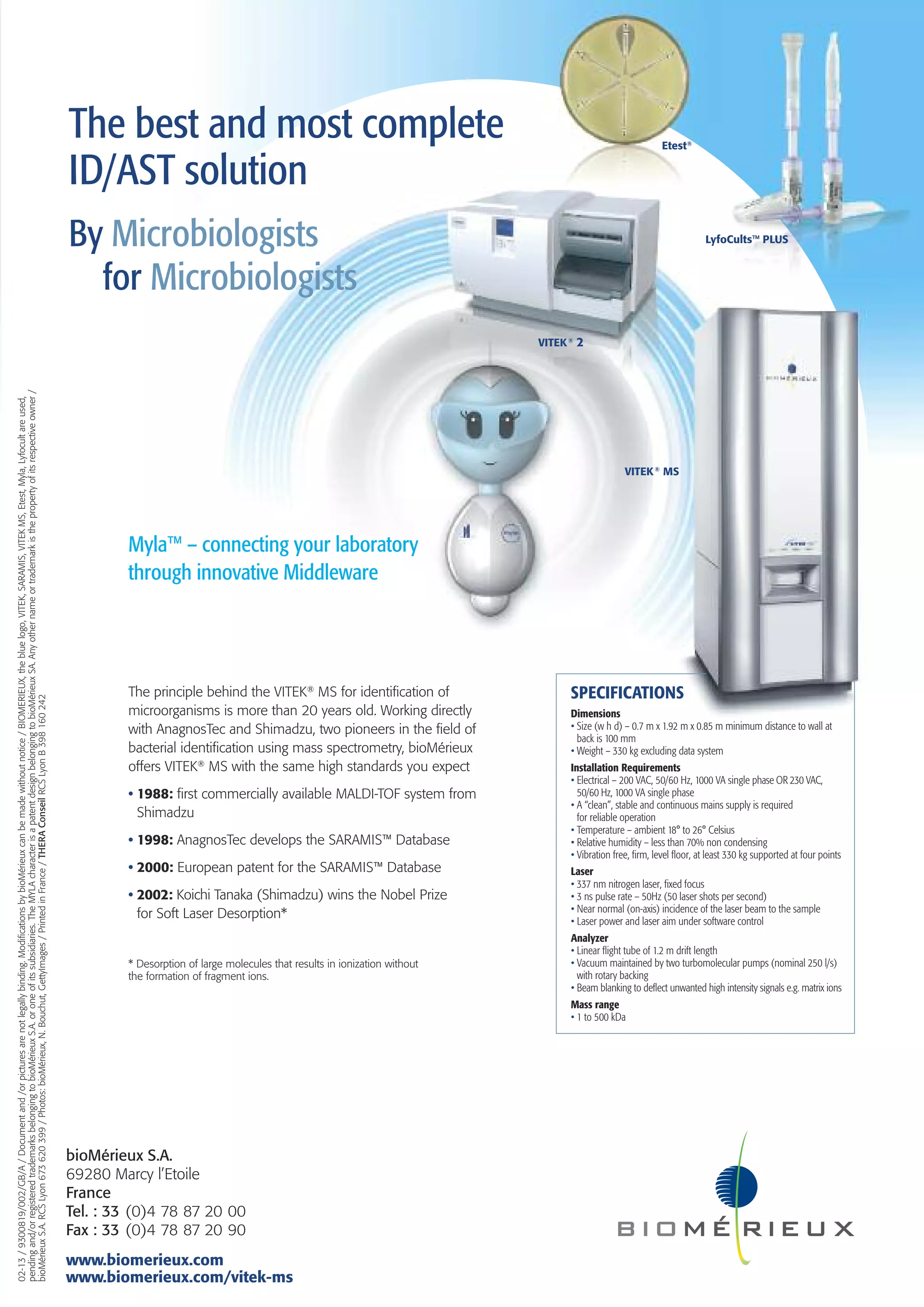 Vitek MS Brochure | PDF