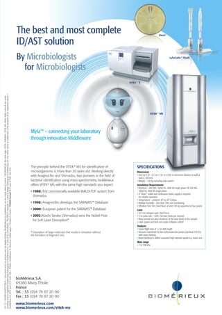 Vitek MS Brochure | PDF