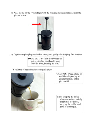 Brewing with a French Press | PDF