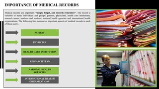 Medical Records Department of a 50 bedded Private Hospital | PPTX