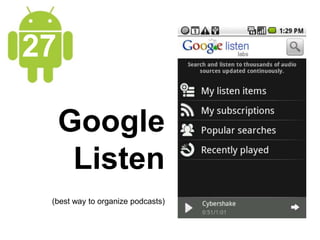 The 30 best free Android Apps of all time, ever | PPT