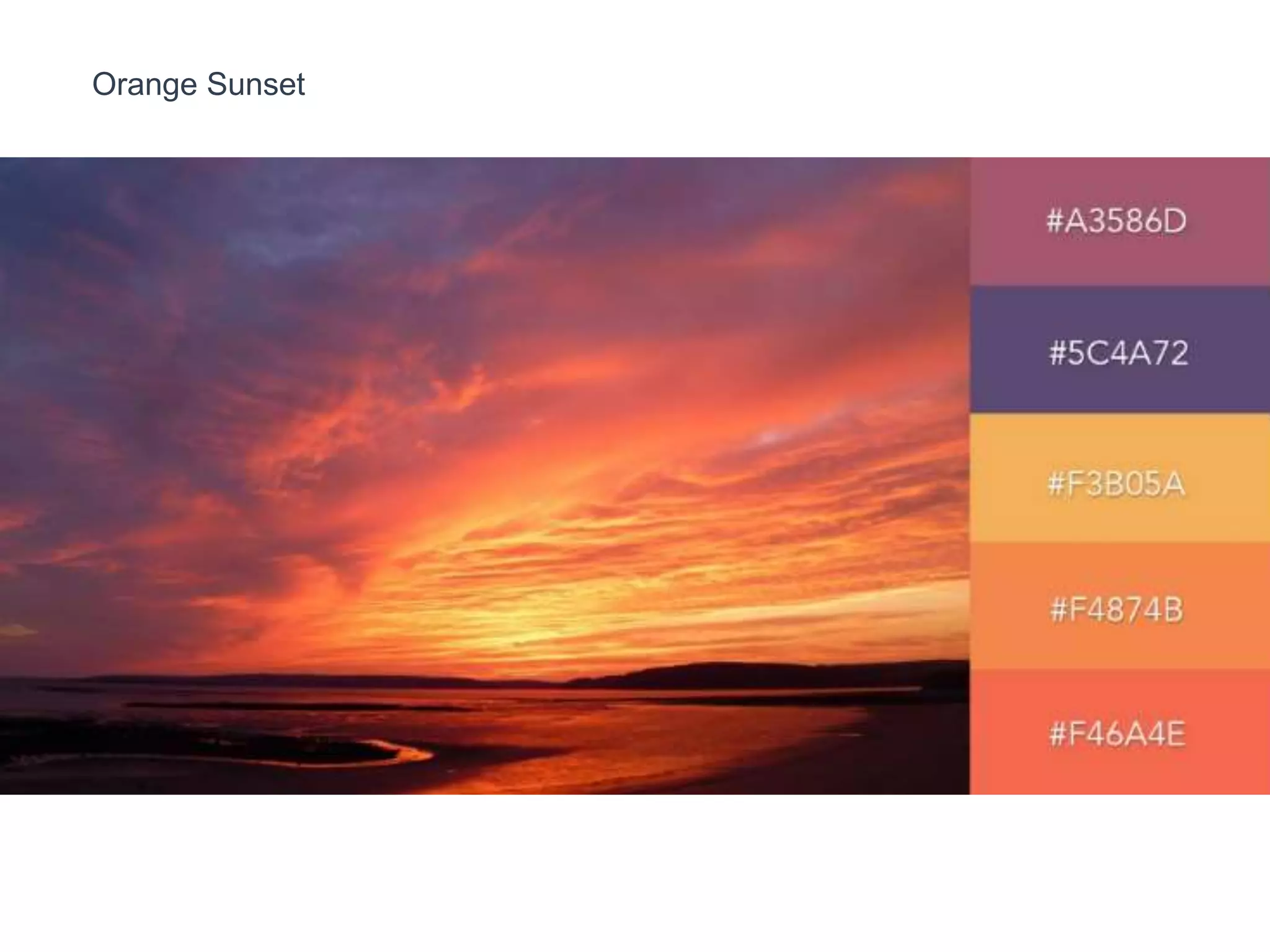 50 best colour combinations to create a perfect ui interface | PPTX