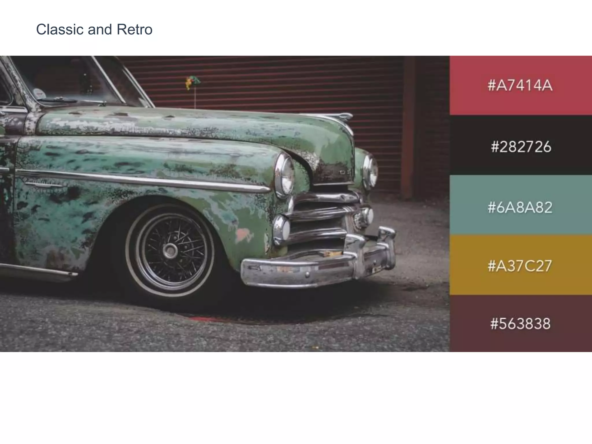 50 best colour combinations to create a perfect ui interface | PPTX