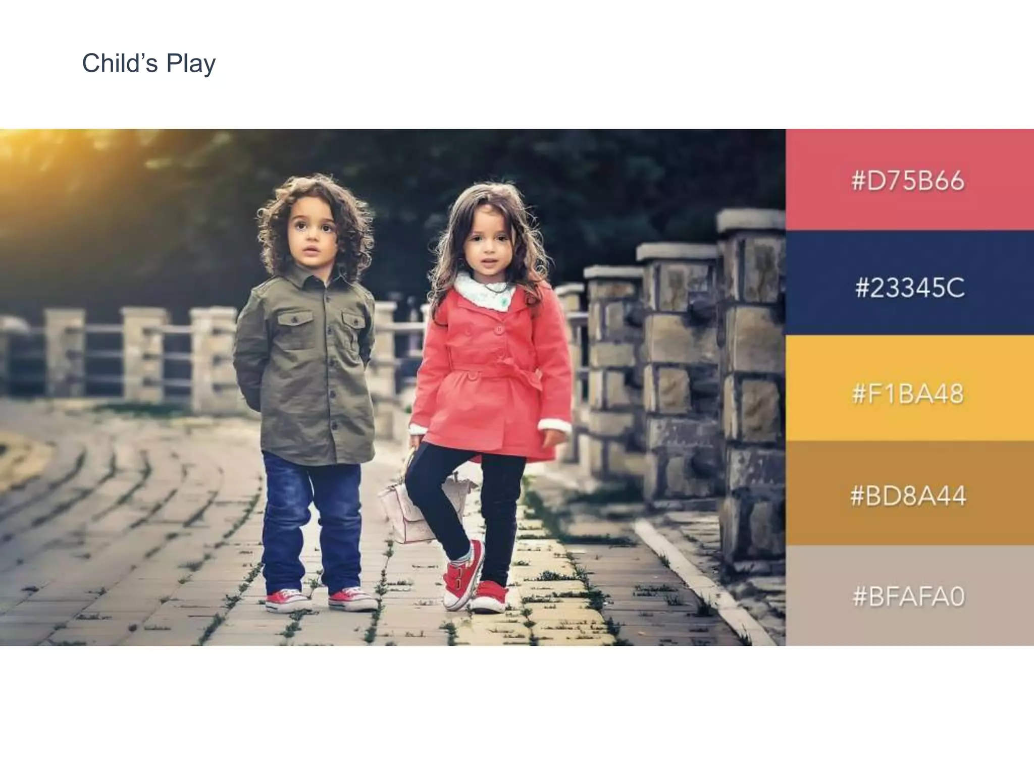 50 best colour combinations to create a perfect ui interface | PPTX