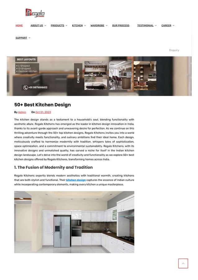 50+ Best Kitchen Design - Regalo Kitchens | PDF