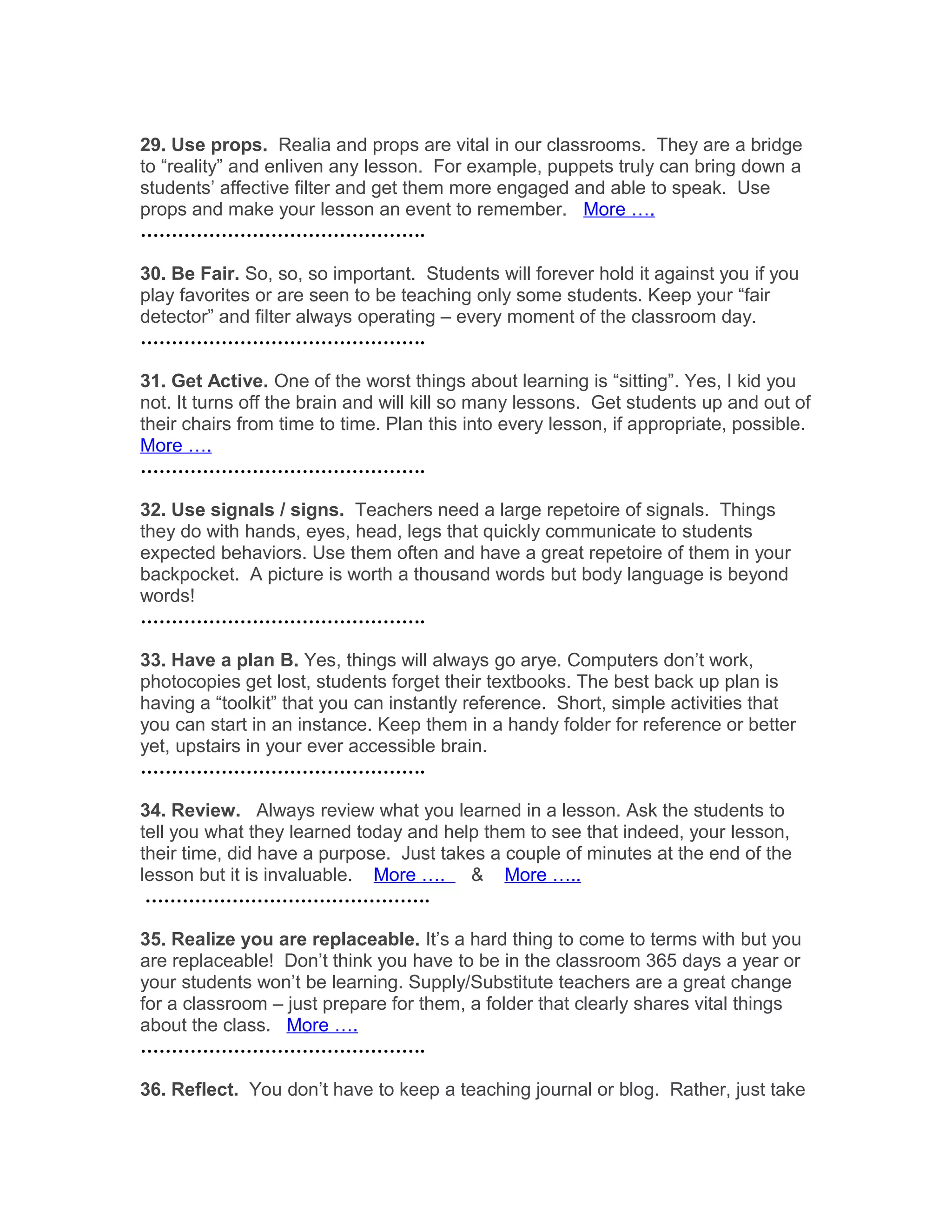 50 best practices for language teachers | PDF