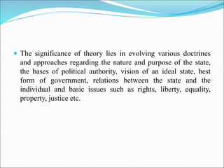 mordern political theory | PPT