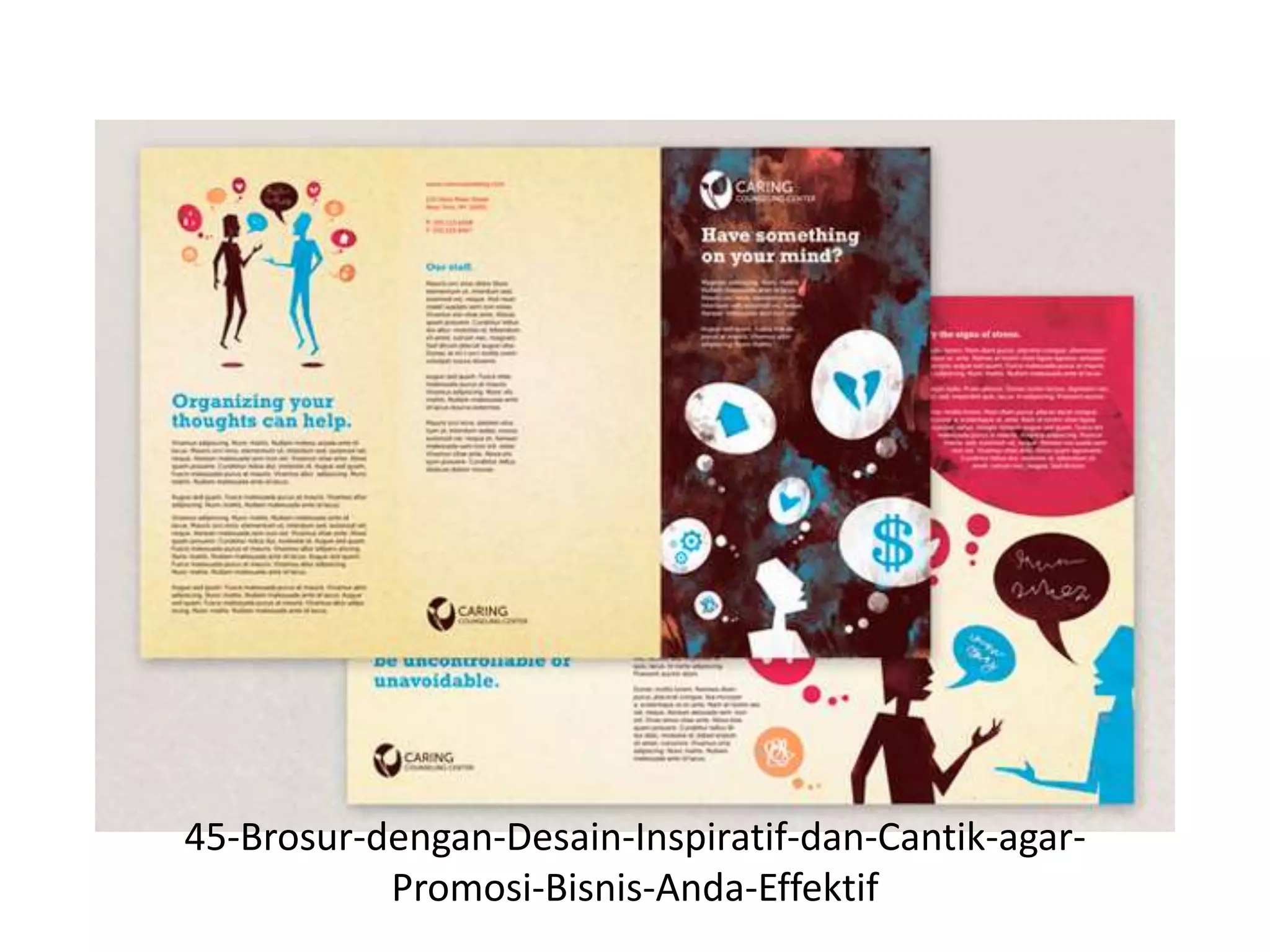 50 brosur desain inspiratif dan cantik agar promosi bisnis anda ...