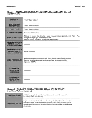 form MSDS | PDF