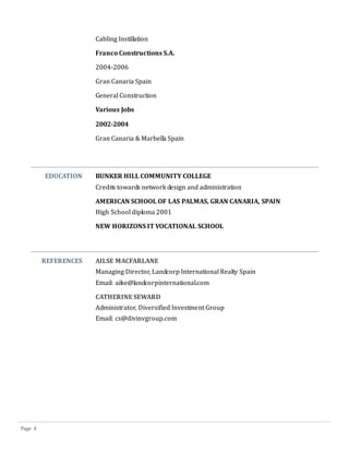 Christian W. Marr Resume & Cover Letter October 2014 | DOCX