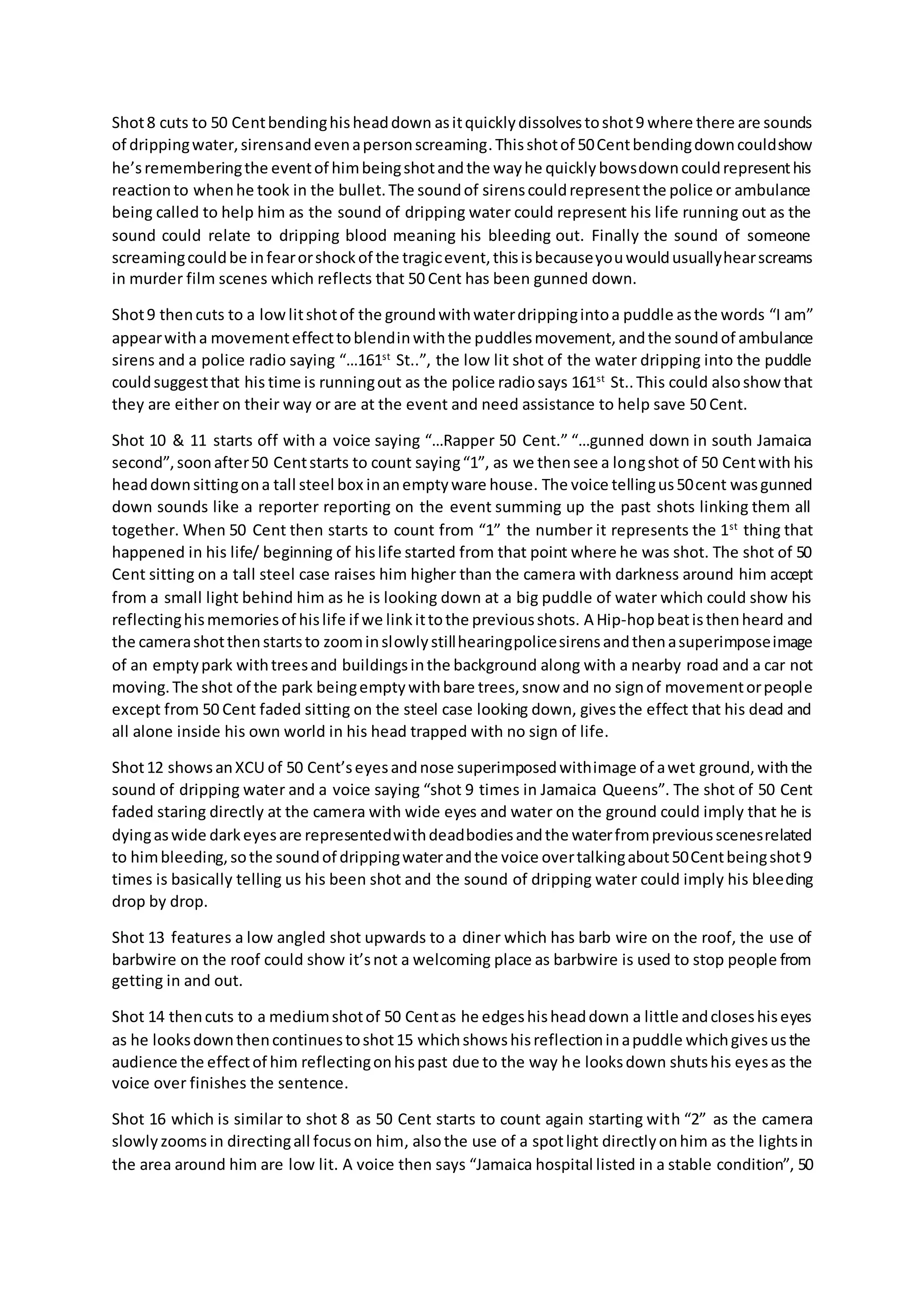 Reebok 'I am what I am' advert analysis | DOCX