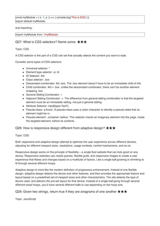 50 common web developer interview questions [2020 updated] [www.full stack.cafe] | PDF