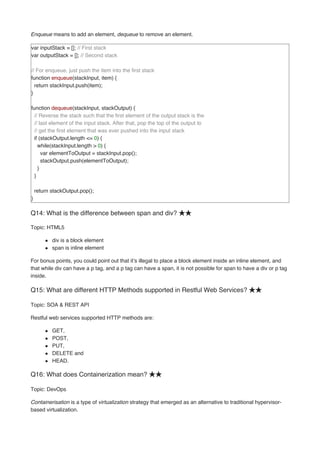 50 common web developer interview questions [2020 updated] [www.full ...